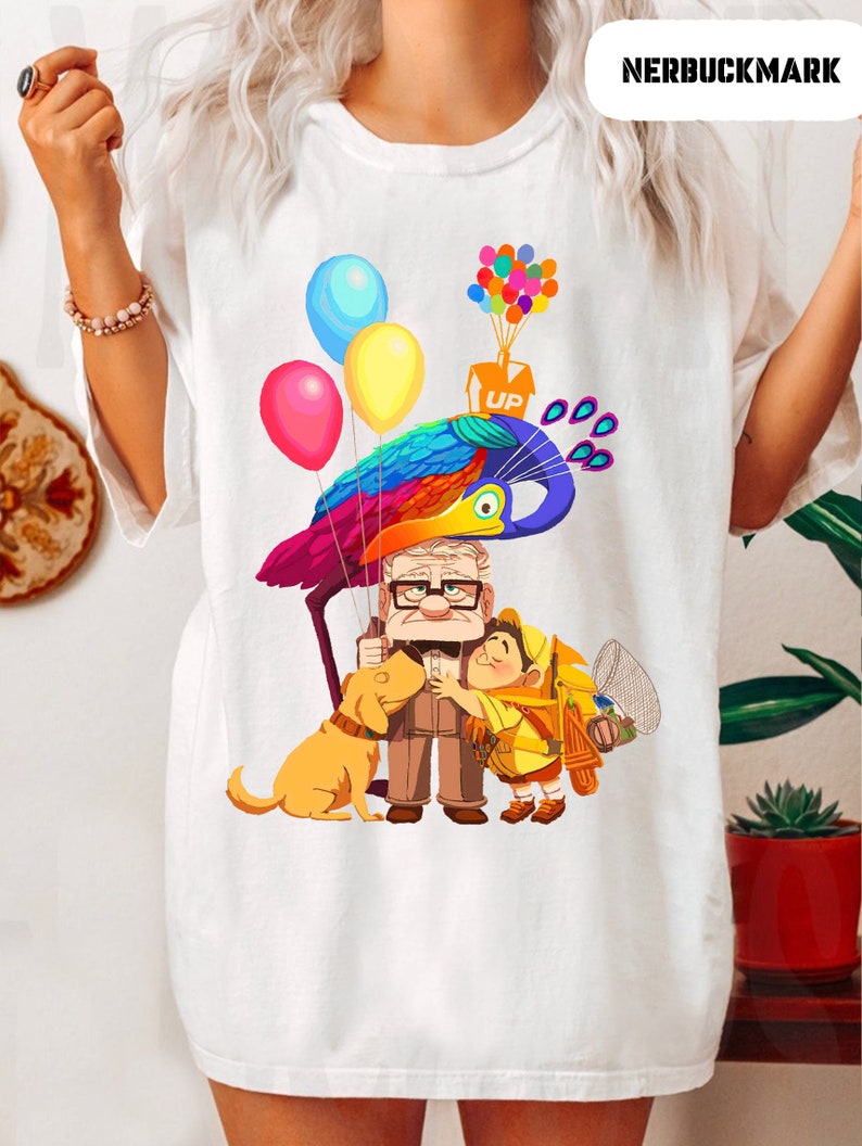 Cute Disney Pixar up Carl Russell Dug Kevin House Balloon - Etsy