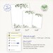 Eucalyptus Greenery Editable Blank Template, Printable Cards, Custom ...