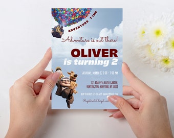 Up Movie Editable Theme Party Invitation - Etsy
