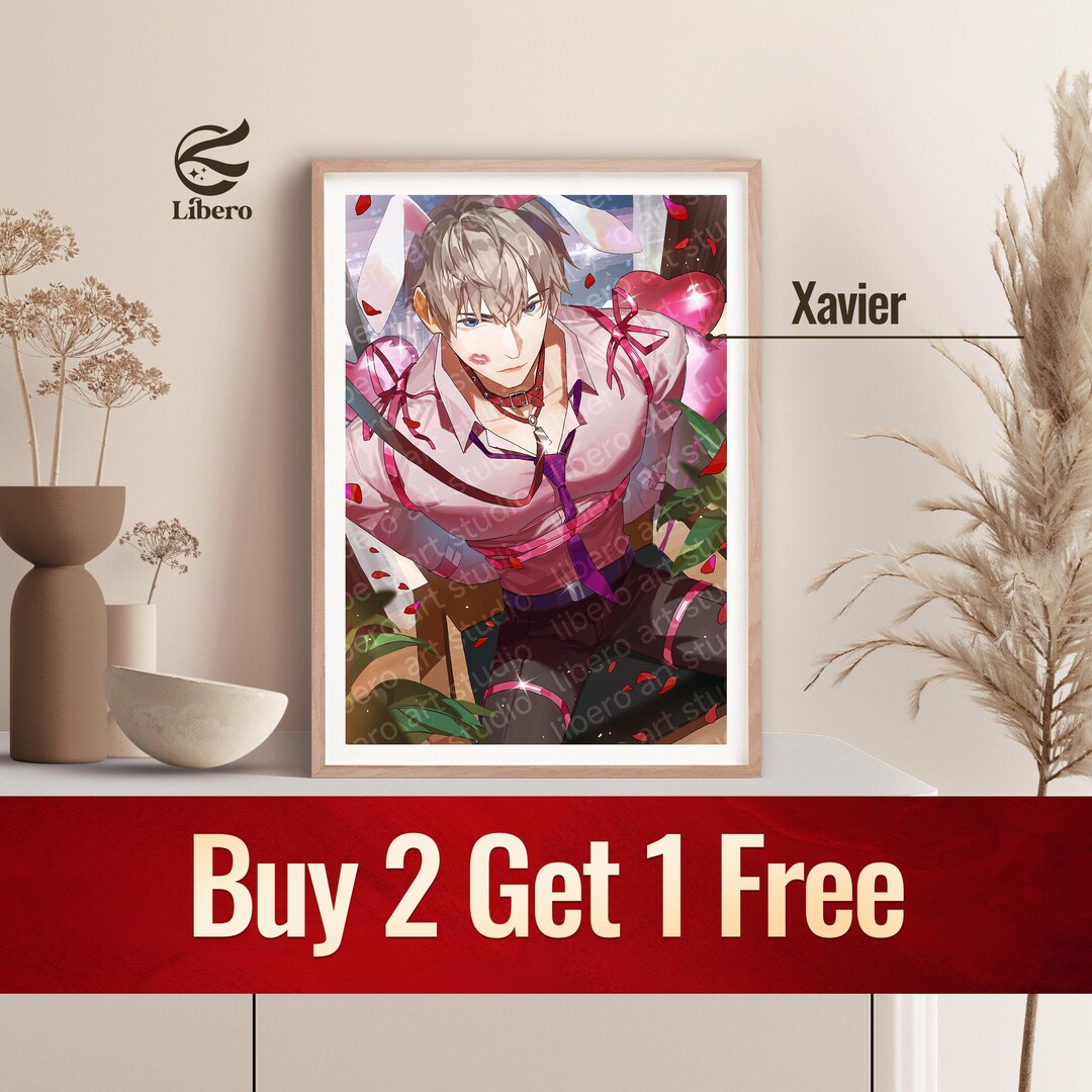 Xavier Poster | Love and Deepspace Poster | Fan Art Print | Anime ...