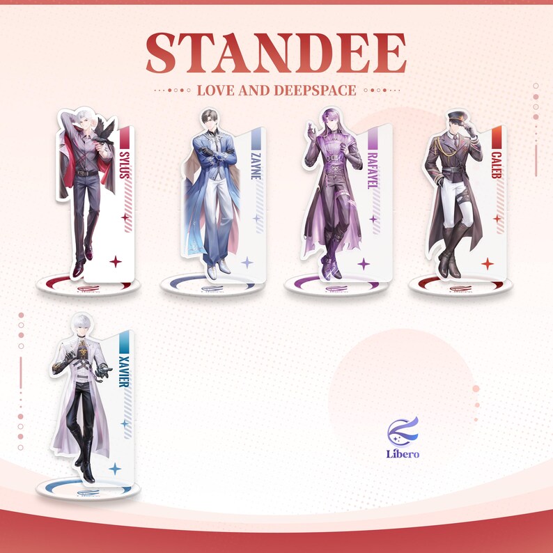 Set of 3｜sylus Acrylic Standee | Love and Deepspace Fan Art - Etsy