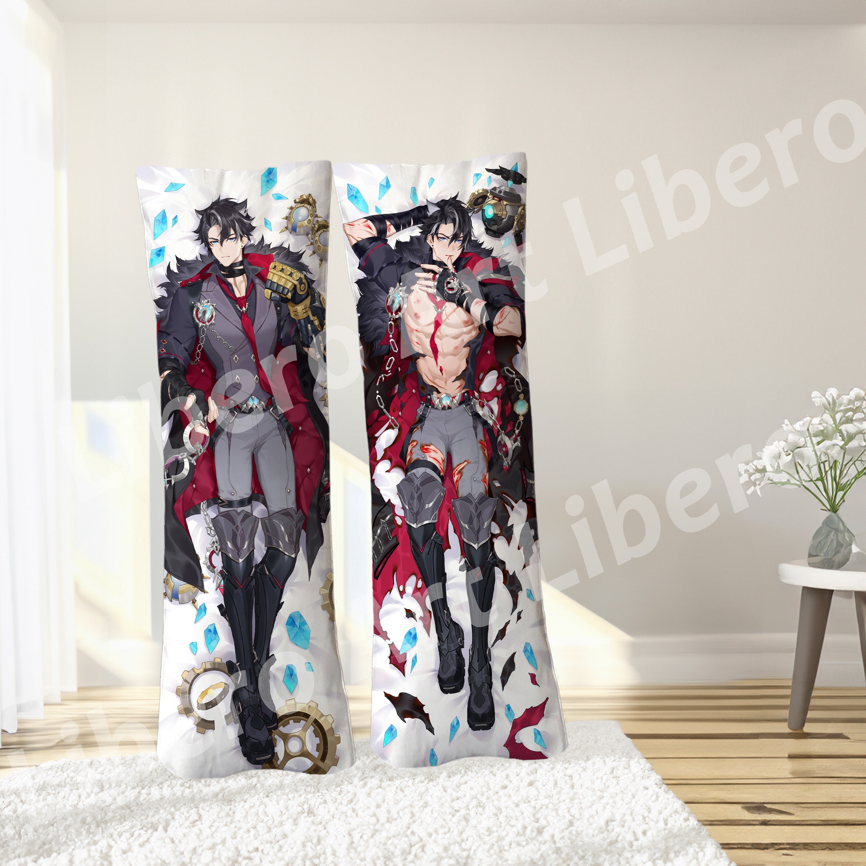 Wriothesley Dakimakura | Genshin Impact Body Pillowcase | Double-sided ...