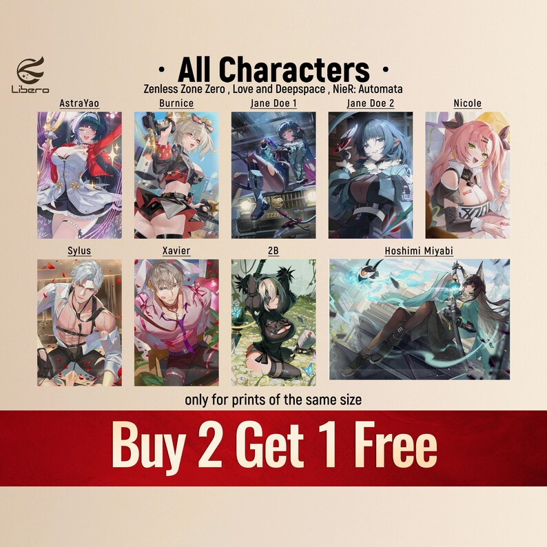 Hoshimi Miyabi Poster | Zenless Zone Zero Fan Art Print - Etsy