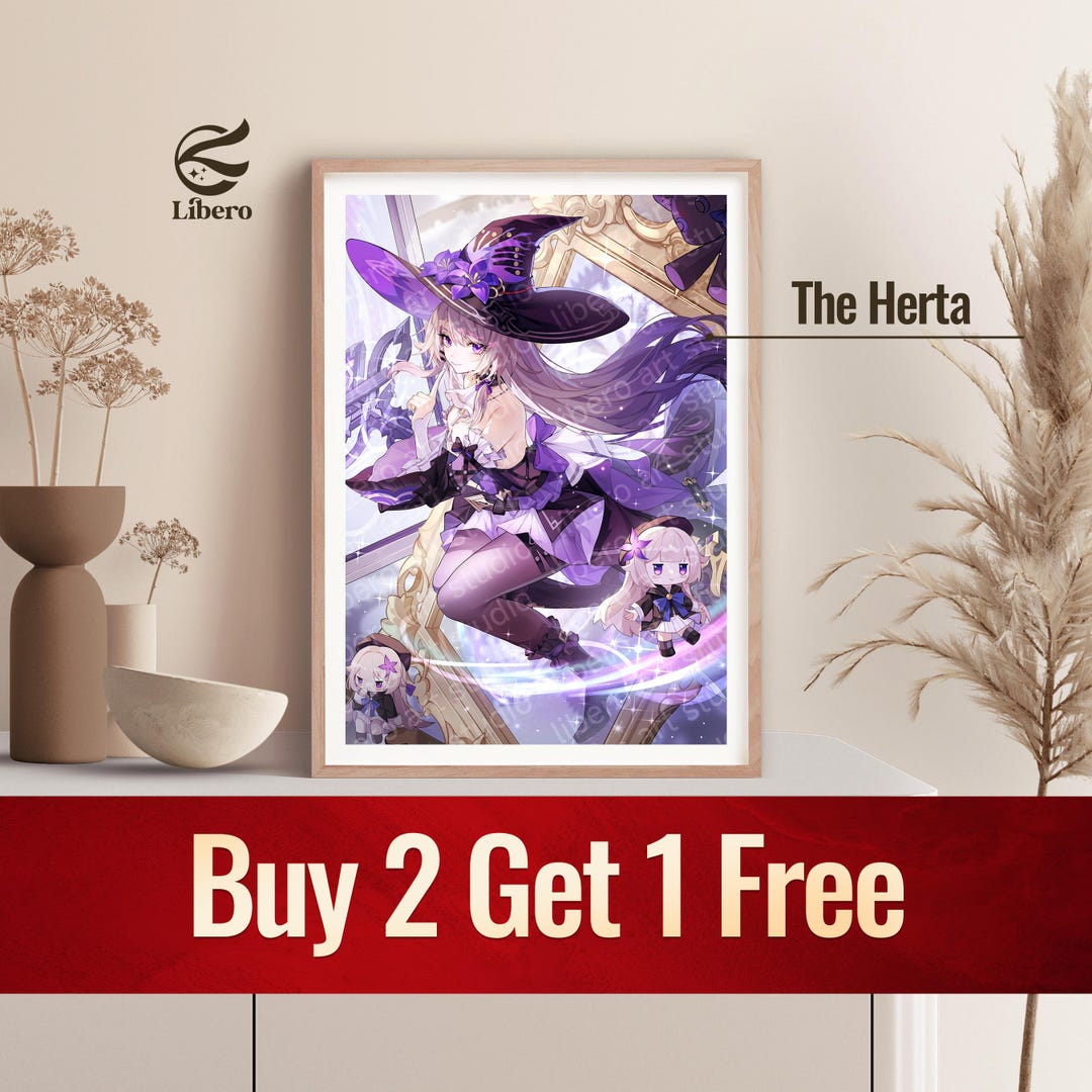 The Herta Poster | Honkai: Star Rail Poster | Fan Art Print | Anime ...