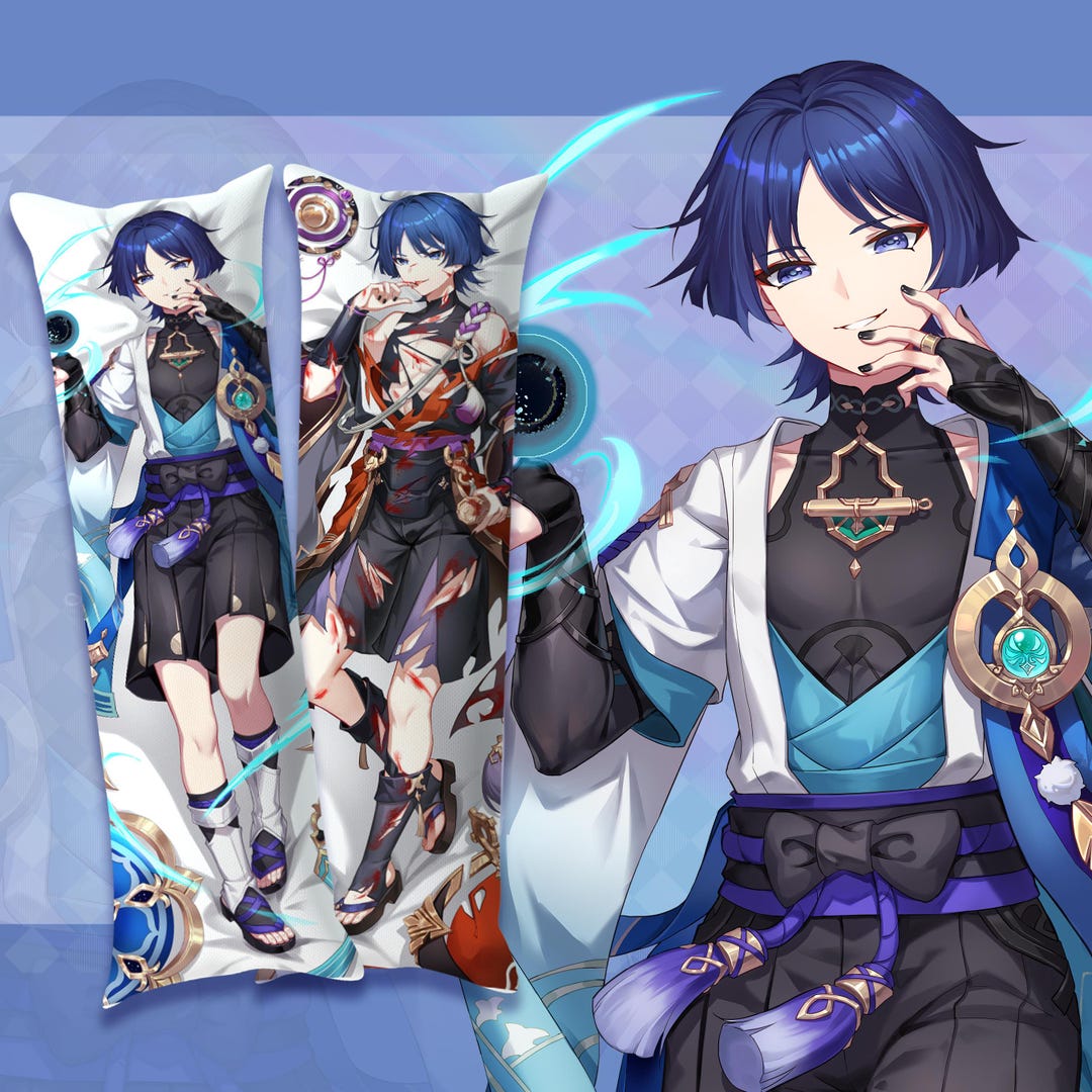 Wanderer Dakimakura Cover – Genshin Impact Anime Body Pillowcase ...