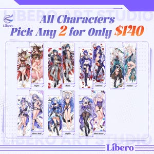 Burnice Body Pillow : Zenless Zone Zero Fan-made 2 Way Tricot Female ...