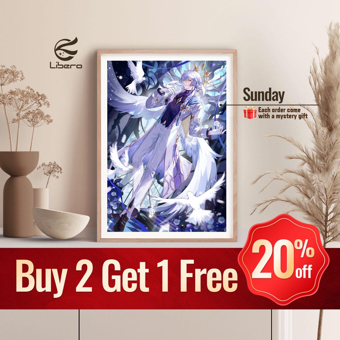 Sunday Poster | Honkai: Star Rail Poster | Fan Art Print | Anime Poster ...