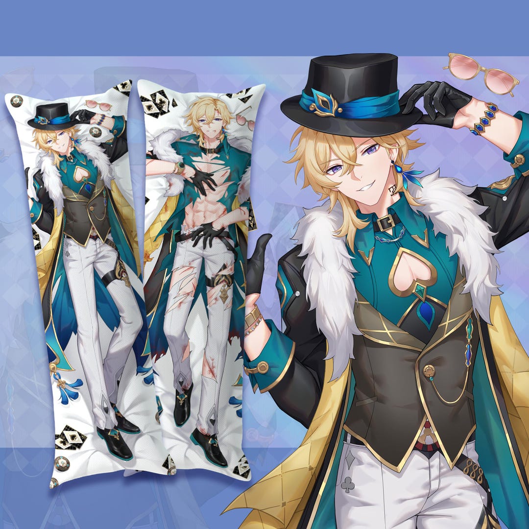 Dakimakura Cover – Aventurine | Honkai: Star Rail Anime Body Pillowcase ...