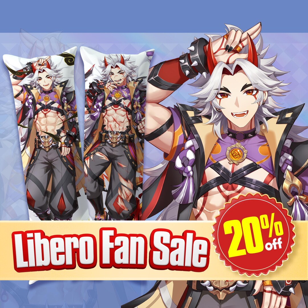 Arataki Itto Body Pillow : Genshin Impact Fan-made 2 Way Tricot Male ...
