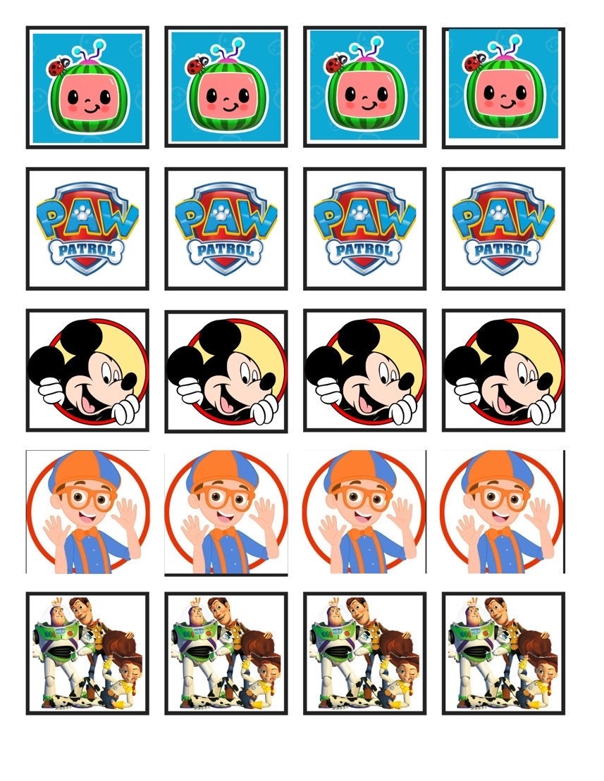 Printable Token Boards W/ Tokens/visuals - Etsy