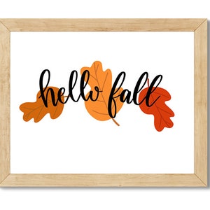 Fall Autumn Printable Art Digital Download - Etsy