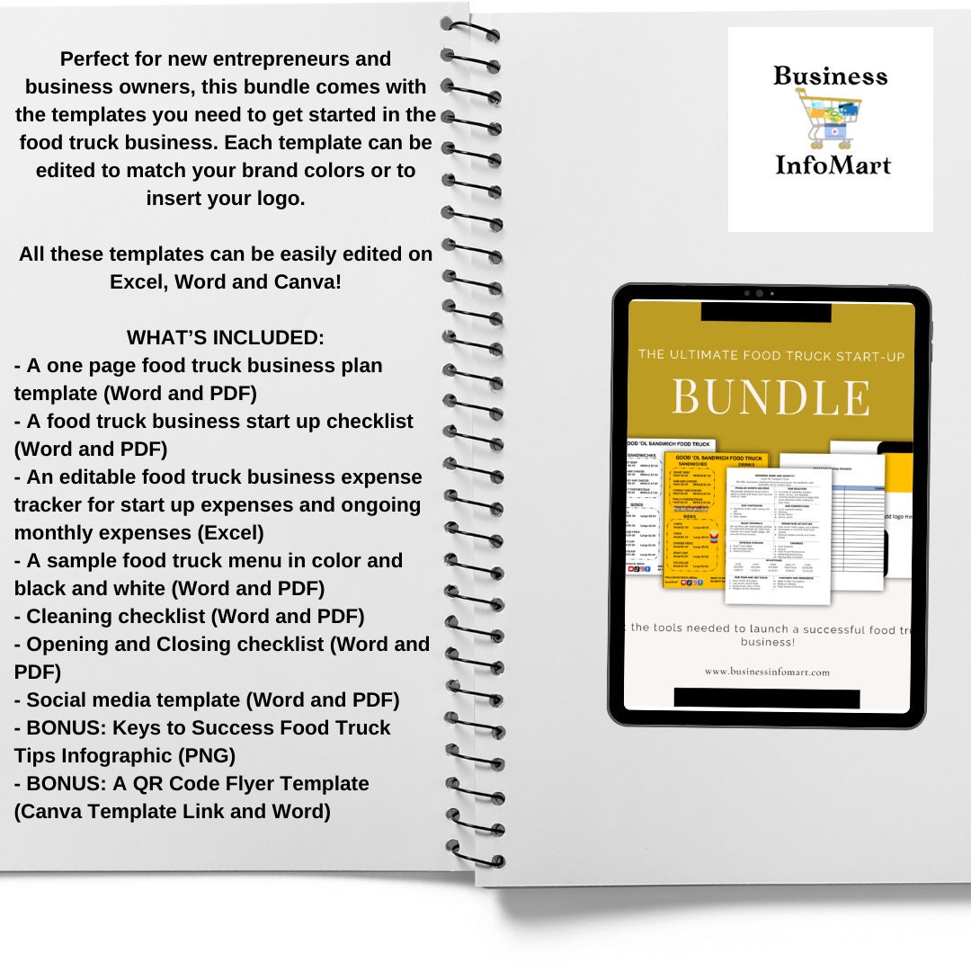 Ultimate Food Truck Start up Bundle - Etsy