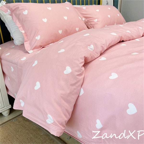 Heart Bedding - Etsy
