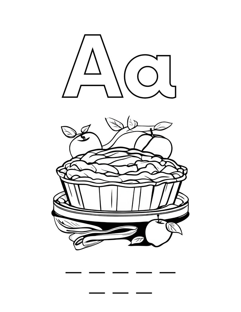 Color Your Way Through the Alphabet With an A to Z Digital Dessert ...