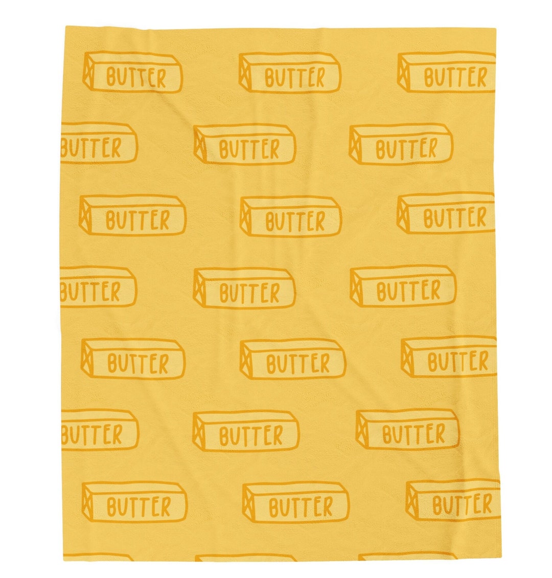 Butter Lover Gift Butter Plush Blanket Unique and Fun - Etsy