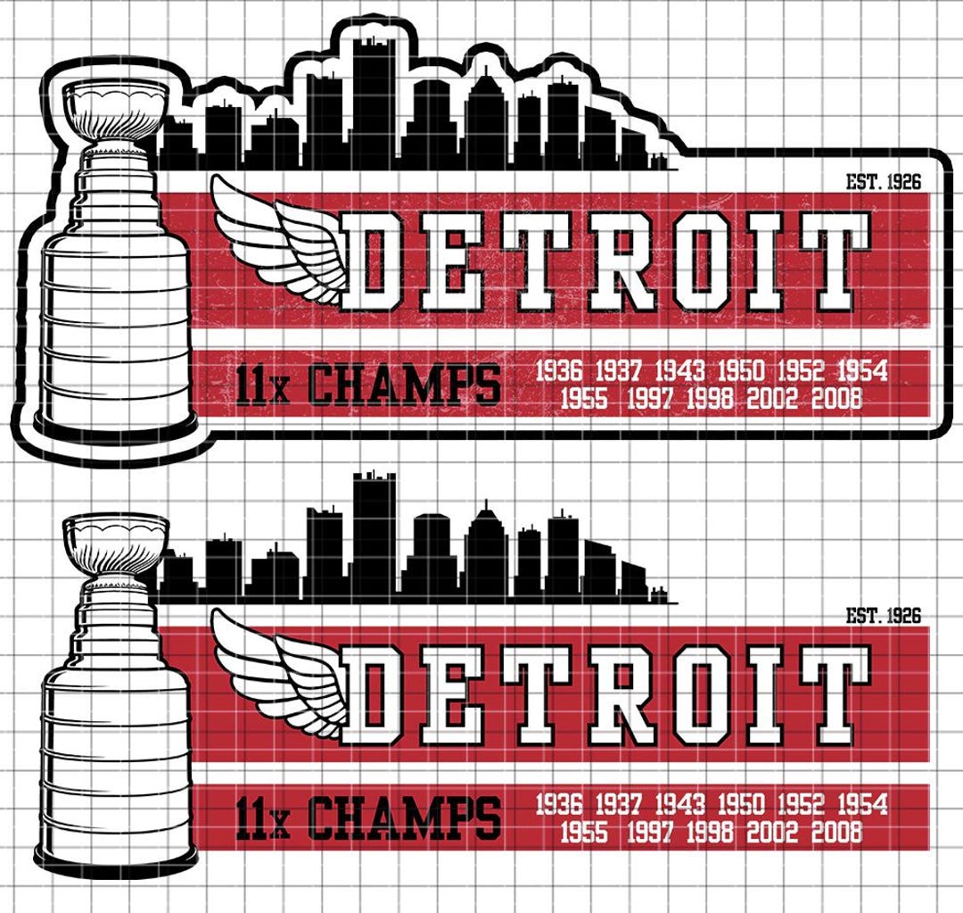 Detroit Hockey (svg, Png, Ai), DET Template (digital File) - Etsy