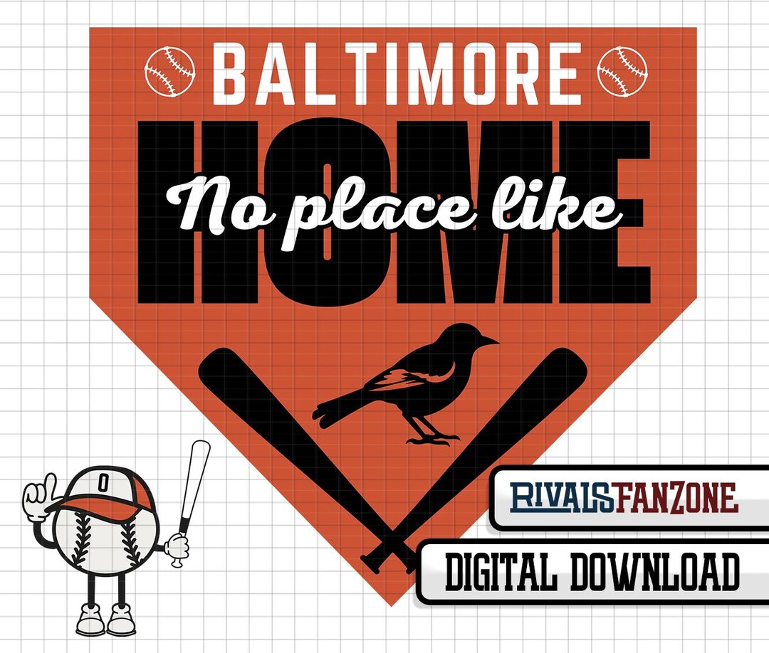 Baltimore Baseball .svg / .png /.ai Digital File, O Template, Cut Files ...