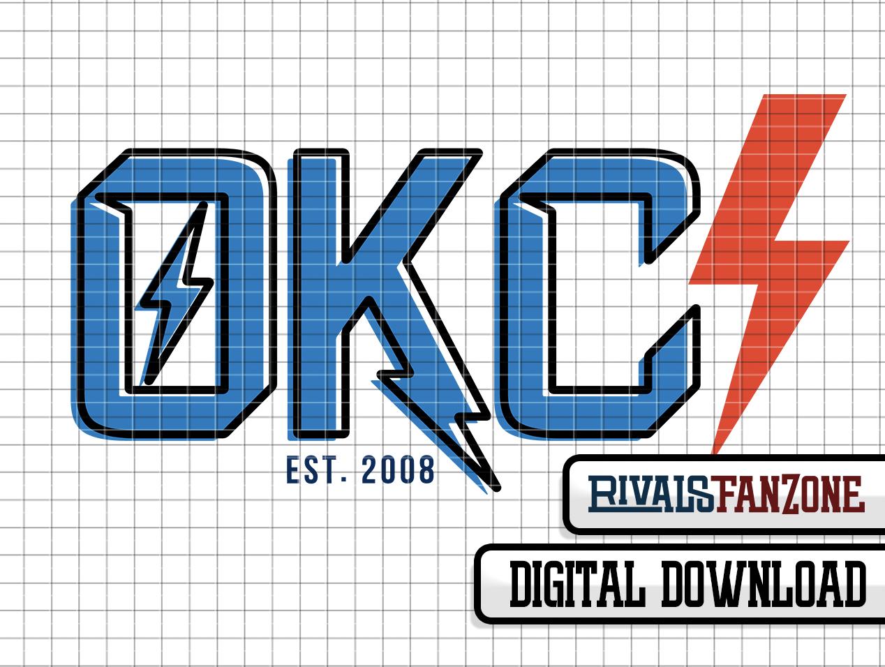 OKC Basketball SVG: Oklahoma City Vector Cut File (digital Download) - Etsy