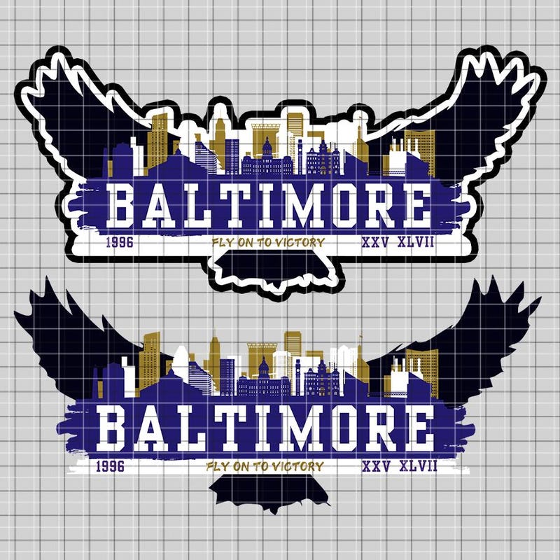 Baltimore Ravens Svg - Etsy
