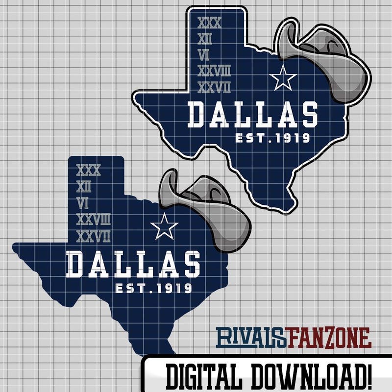 Dallas Cowboys Clip Art - Etsy