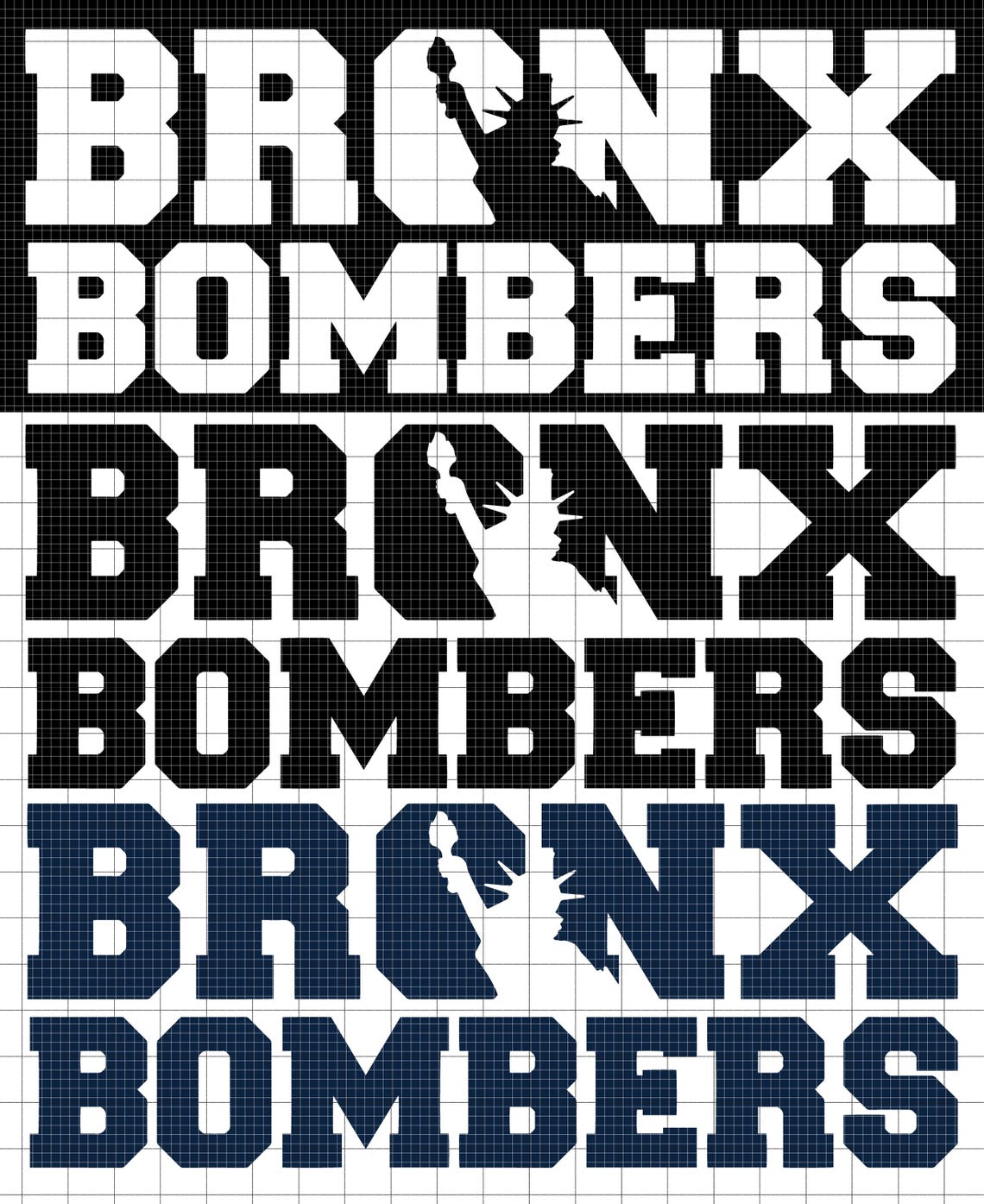Bronx Bombers SVG PNG, New York Baseball Cut Files (digital Download ...