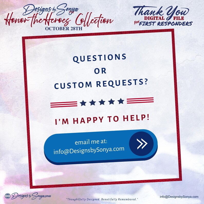 First Responder Day Digital Download | Editable Canva Template ...