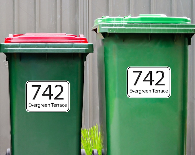 Bamboo Wheelie Bin Sticker Panel - Etsy