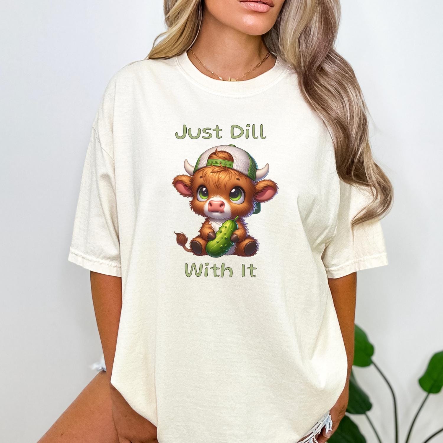 Pickle Highland Cow Shirt, Pickle Sweatshirt, Pickle Highland Cow ...