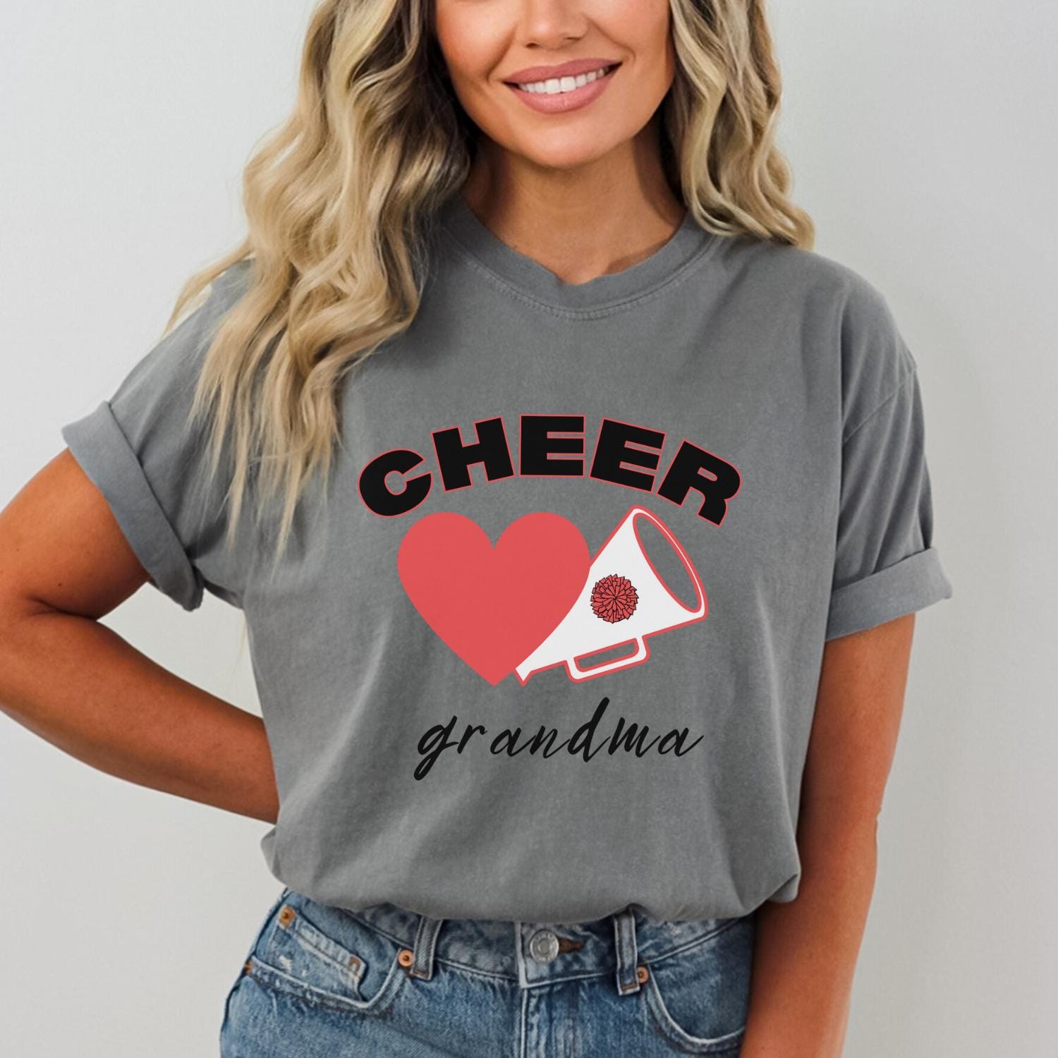 Custom Cheer Shirt, Cheer Grandma Shirt, Cheer Mom Hoodie, Cheer ...