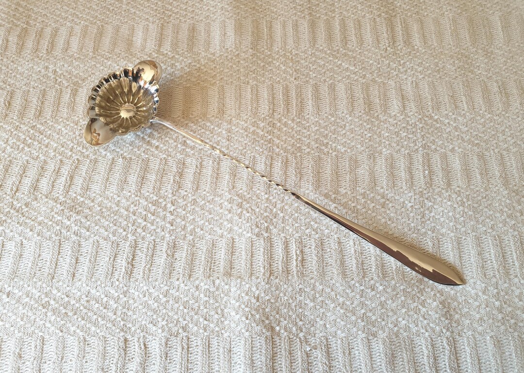 Christofle Vintage Forged Silver Plated French Ladle for Dessert Sauces ...