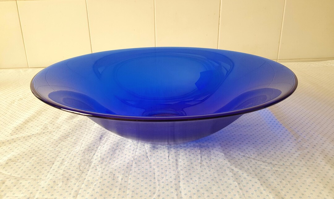 Large Original IVV Vintage Centerpiece in Worked Artistic Glass - Etsy