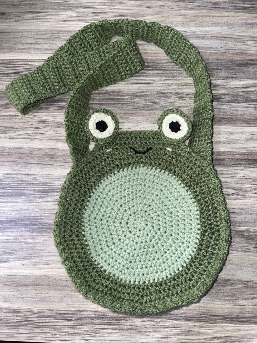 Crochet Frog Bag Crochet Frog Purse Animal Bag Frog Accessory Gift for ...