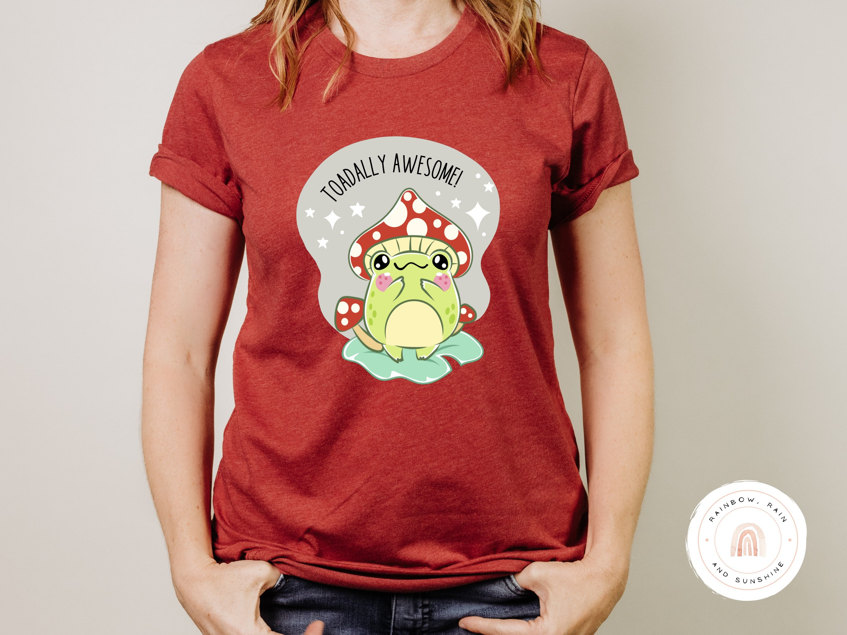 Toadally Awesome Kawaii Tshirt Funny Shirt Kawaii Clothing Cute Frog ...