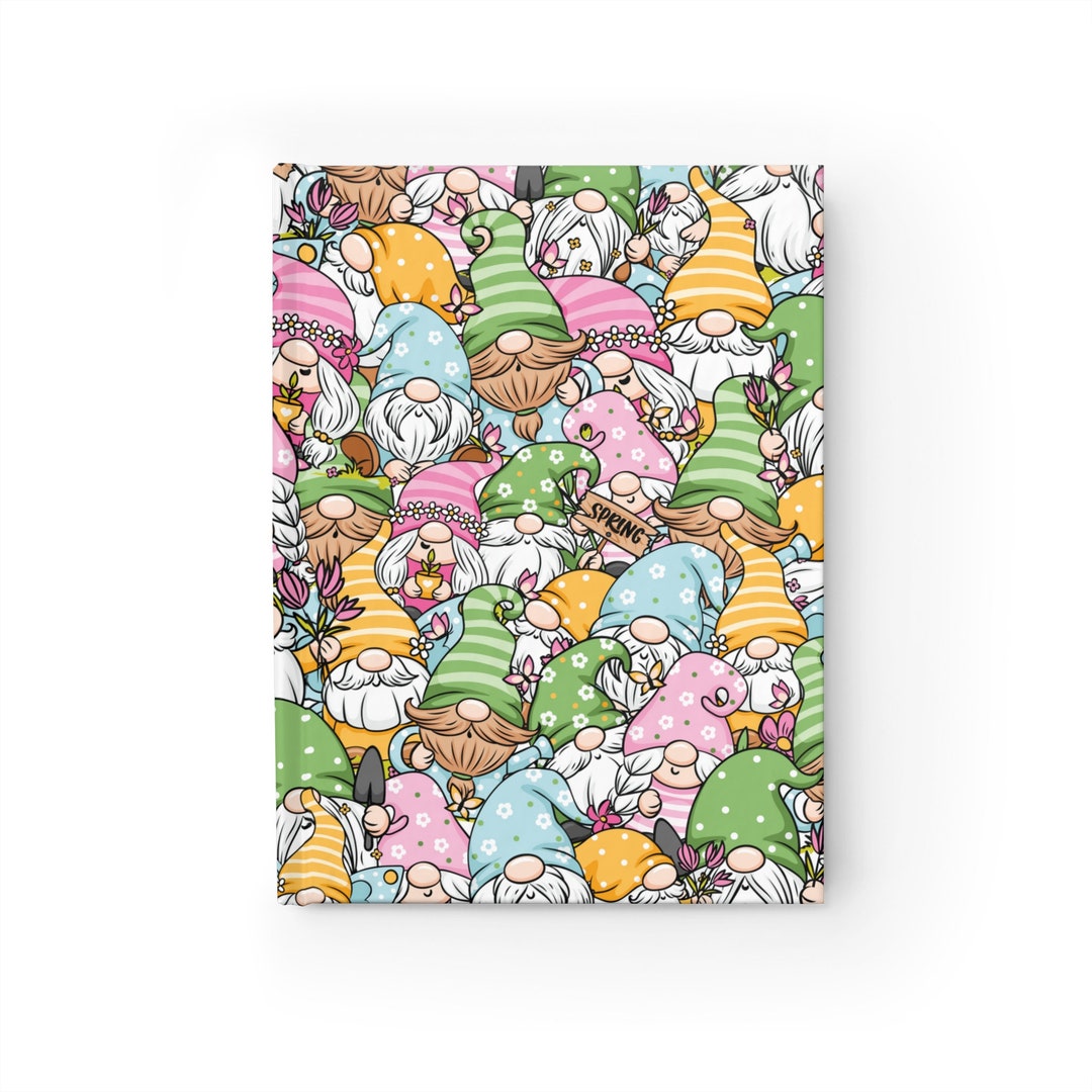 Kawaii Gnomes Journal Ruled Line Chibi Gnomes Notebook Gift for Anime ...