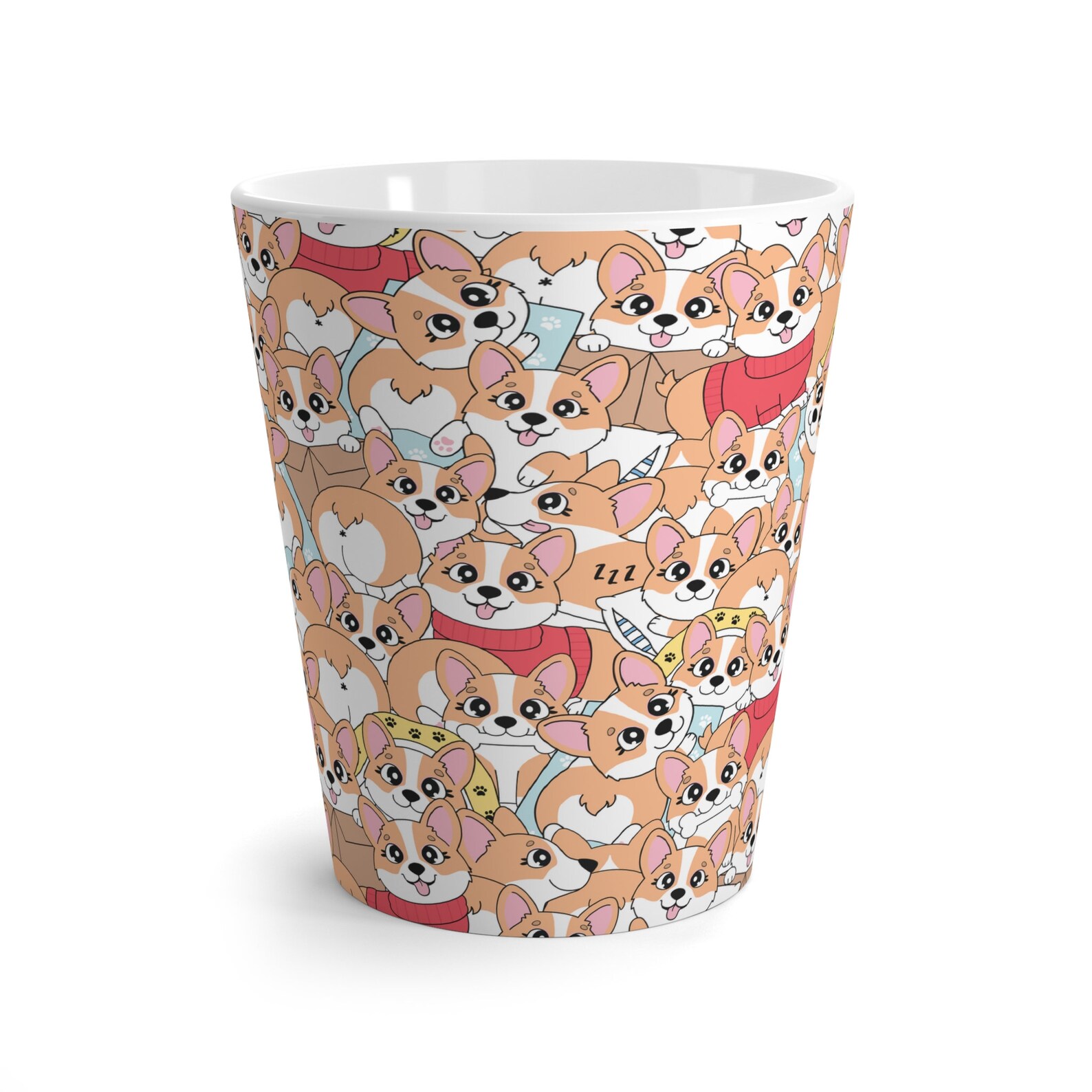 Kawaii Corgis Mug Chibi Corgis Mug Gift for Kawaii Fan Kitchen ...