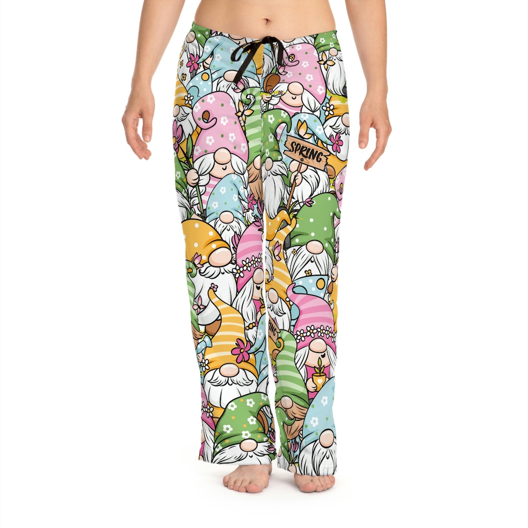 Kawaii Gnomes Women's Pajama Pants Chibi Pants Gift for Anime Fan ...