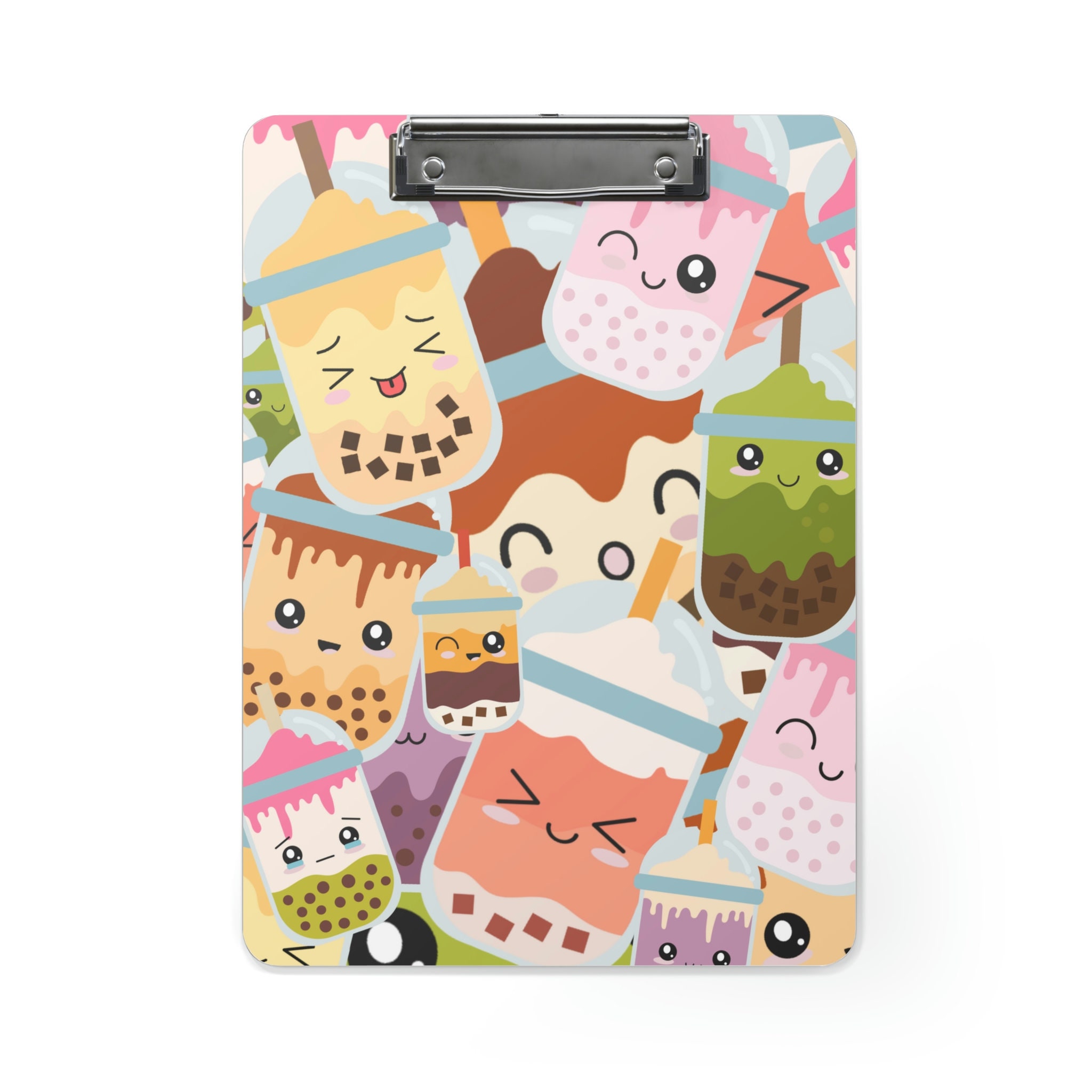 Kawaii Bubble Tea Clipboard Home Office Accessories Back to School ...