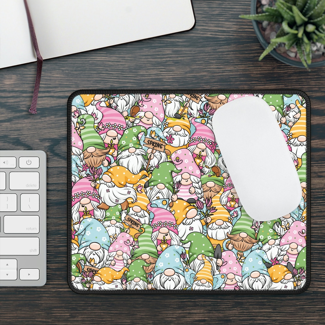 Kawaii Gnomes Gaming Mouse Pad Chibi Gnomes Mouse Pad Gift for Anime ...
