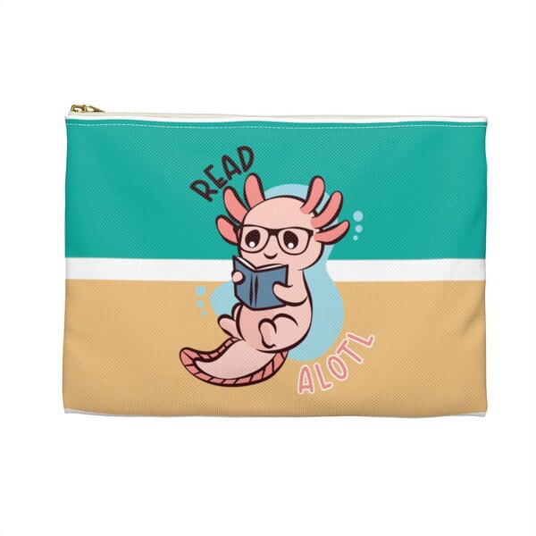 Axolotl Makeup Pouch - Etsy