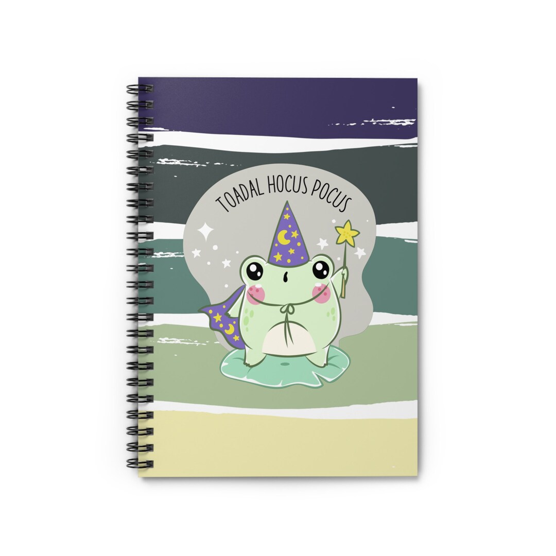 Kawaii Frog Spiral Notebook Ruled Line Kawaii Back to School Anime ...