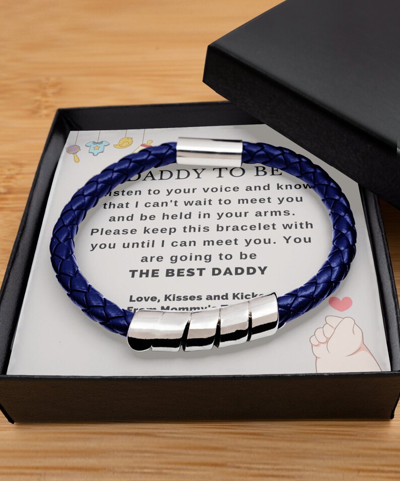 Daddy to Be Gift From Bump, Bracelet for Daddy to Be, Future Dad Gift ...