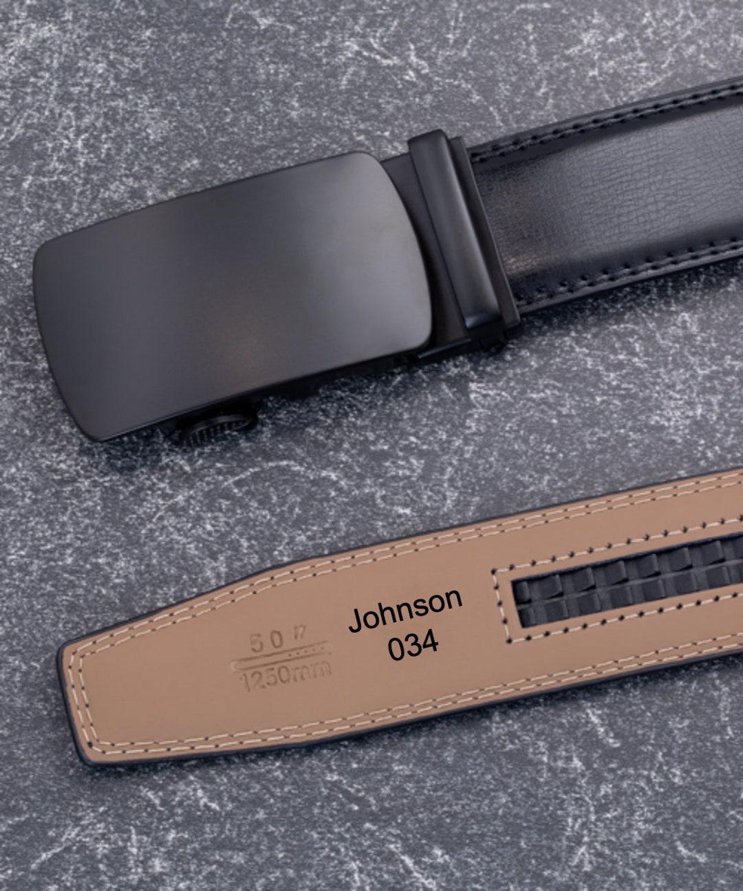 Police Officer Custom Name Badge Number, Personalized Leather Belt for ...