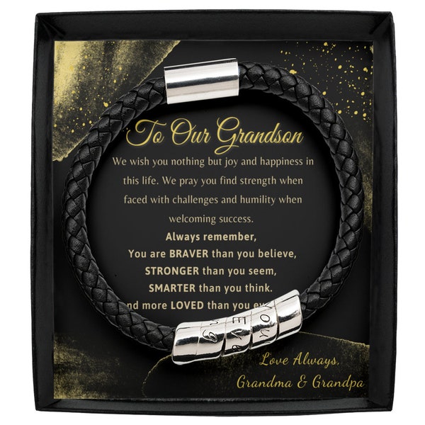 Grandson Bracelet - Etsy