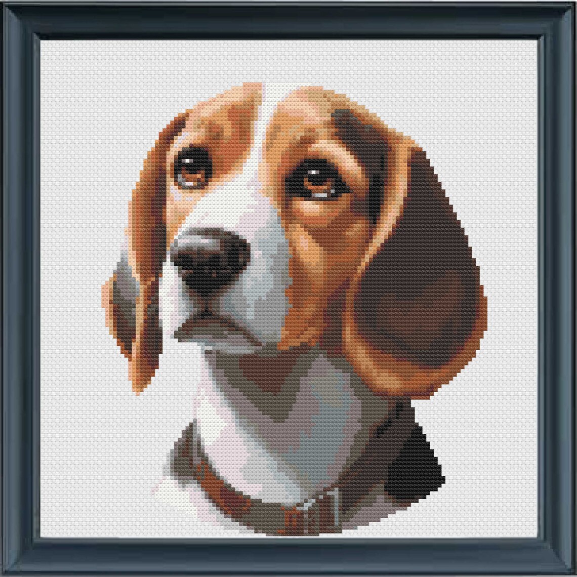 Beagle Cross Stitch Pattern Instant Download PDF Dog, Pet Portrait ...