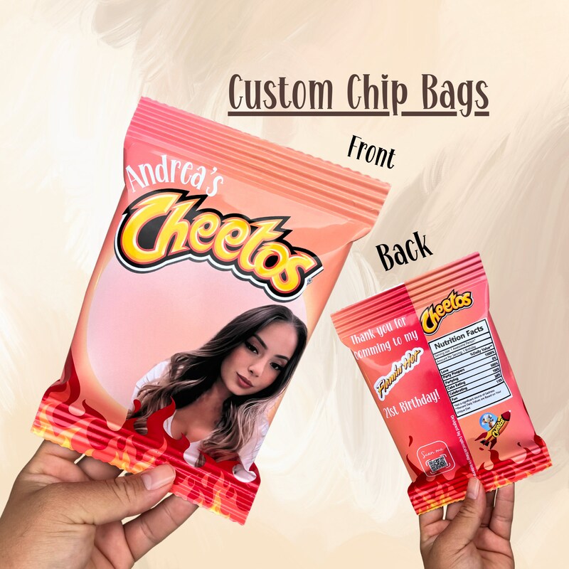 Custom Chip Bags - Etsy