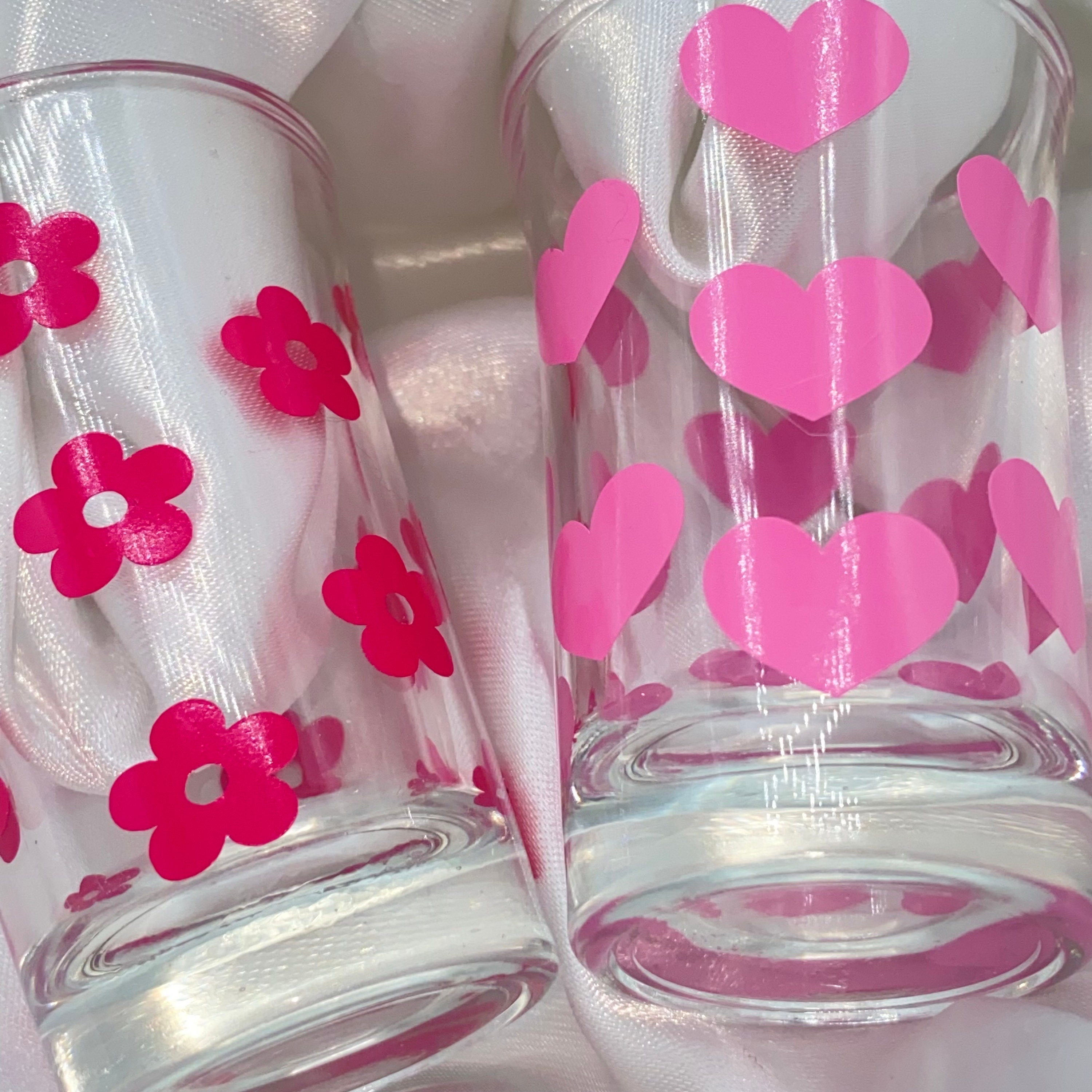 Custom Daisy Flower Shot Glass Vinyl Shot Glass Etsy