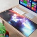 Sun Lights Desk Computer Mat, Milky Way Spiral Galaxy Gaming Desk Pad ...