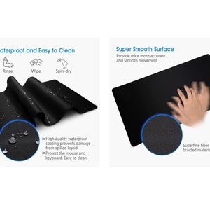 Morandi Red Colour Desk Pad, Aesthetic Office Mouse Pad XXL, Art Design ...