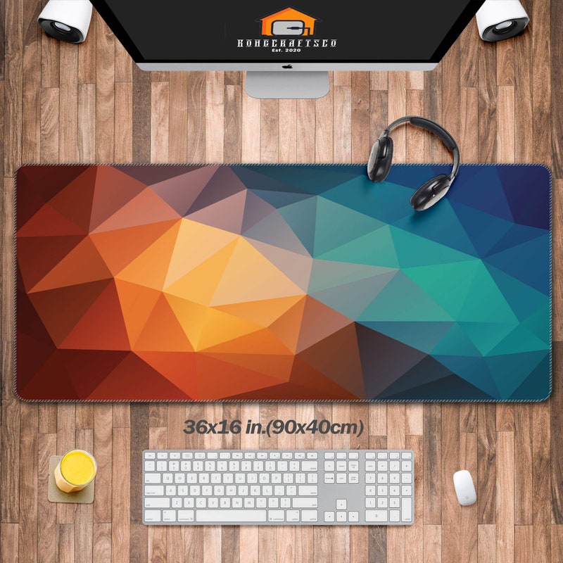 Large Colorful Mouse Pad - Etsy