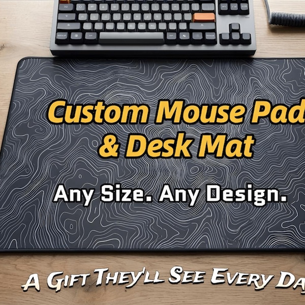 Custom Logo Mousepad - Etsy UK